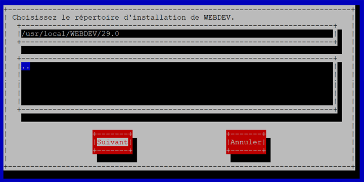 Installer un serveur d'application WEBDEV pour Linux - PC SOFT - Online documentation