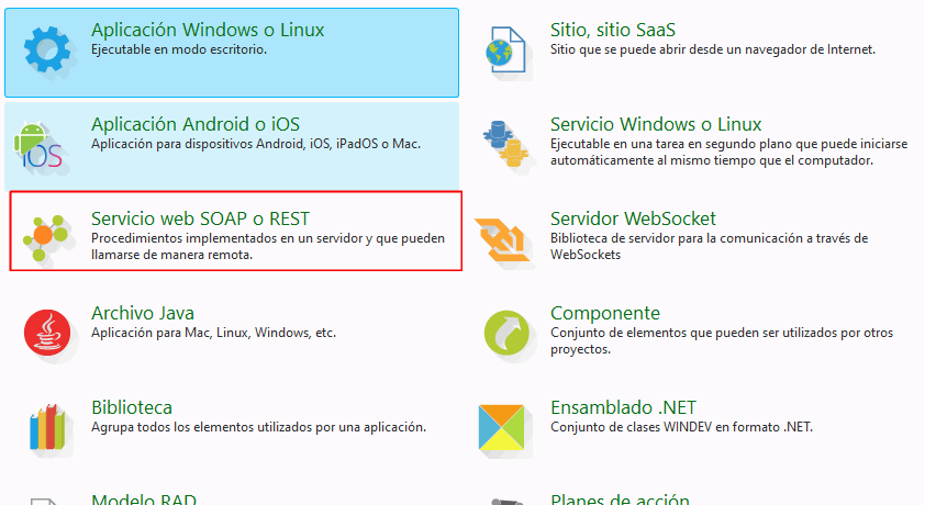 SOAP web services: create, generate and deploy - PC SOFT - Documentación en línea