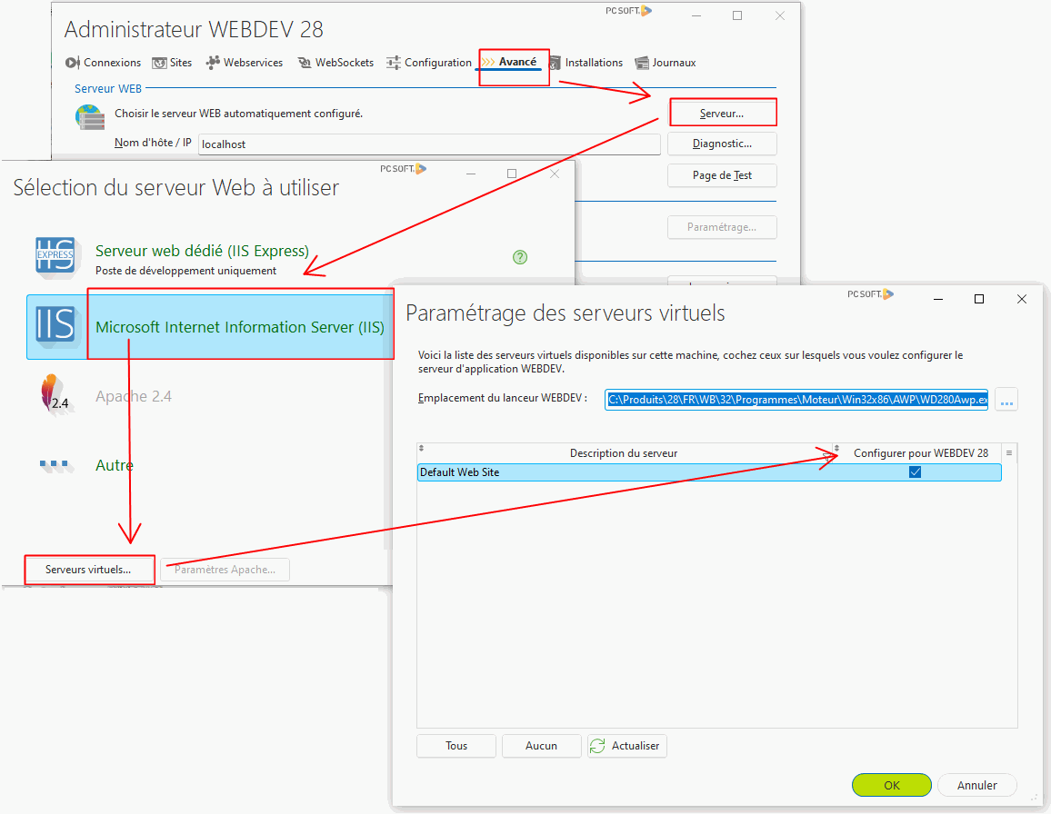 Installation du Serveur d'application WEBDEV (Windows) - PC SOFT - Documentation en ligne